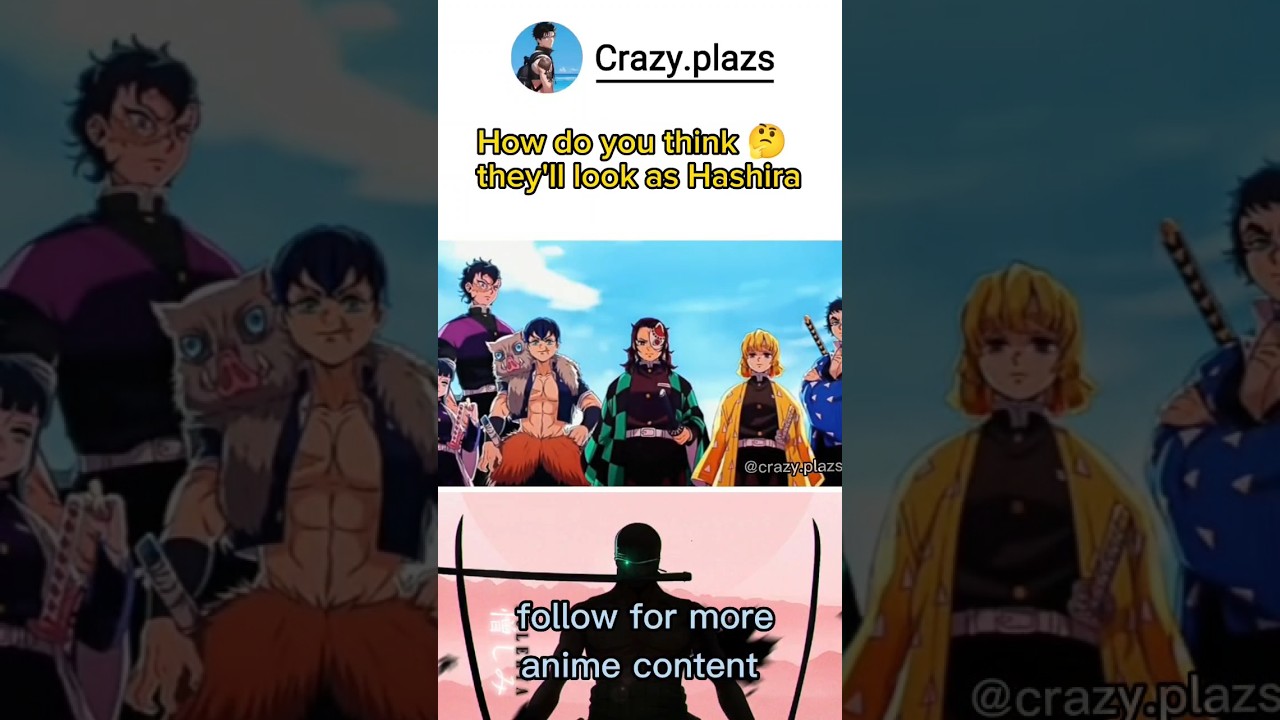 Demon slayer's future Hashira's #demonslayer #onepiece #anime #naruto ...
