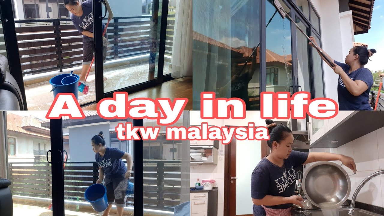 Productive day in my life‼️Azka fahuri, vlog tkw malaysia - YouTube