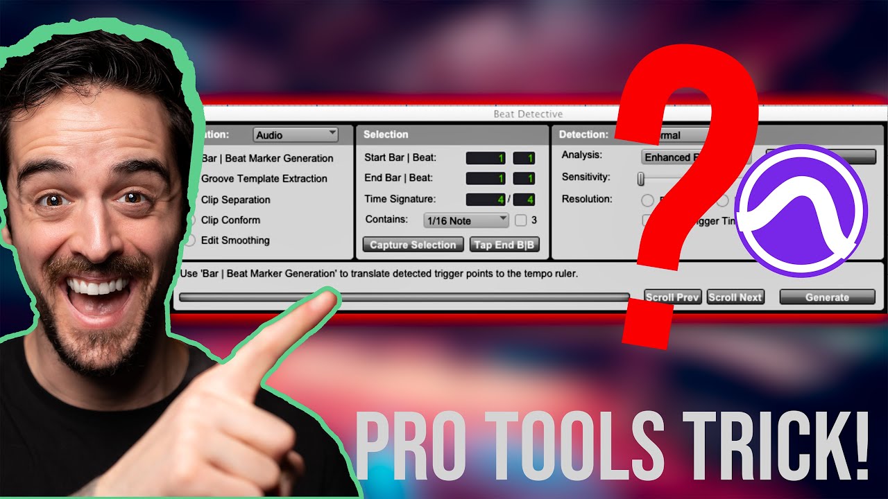 The Ultimate Beat Detective Editing TRICK! Pro Tools Tutorial - YouTube