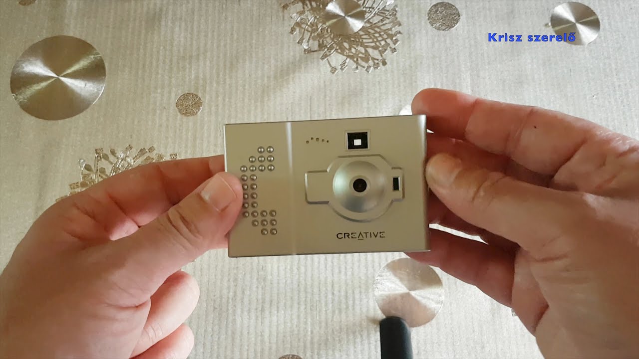 CREATIVE CARD CAM ( régi digitális fényképezőgép ) - YouTube