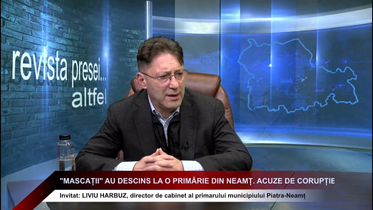 LIVIU HARBUZ - "MASCAȚII" AU DESCINS LA O PRIMĂRIE DIN NEAMȚ. ACUZE DE ...
