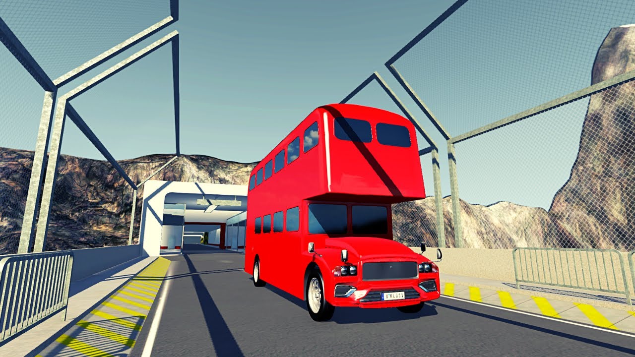 Epic High Speed Jumps Double Decker London Bus BeamNG Drive Gameplay ...
