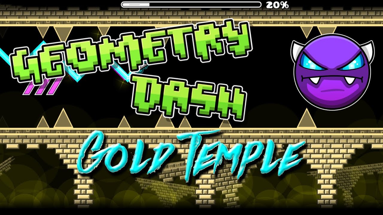 Geometry Dash - Gold Temple by Serponge | 49th Demon - YouTube