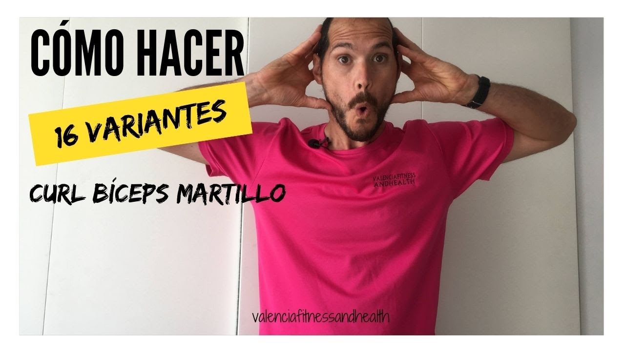 🎁 Cómo hacer CURL BICEPS MARTILLO | Todas las VARIANTES con diferentes ...