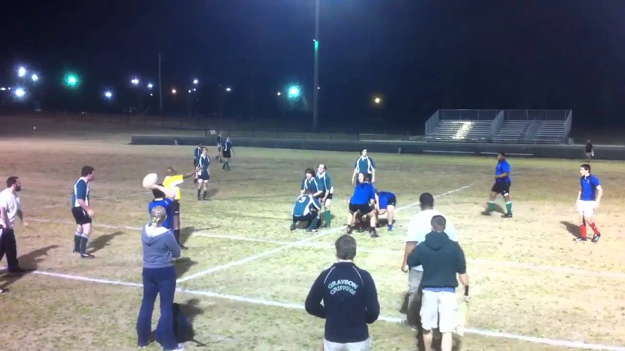 Devon's first official rugby game - YouTube