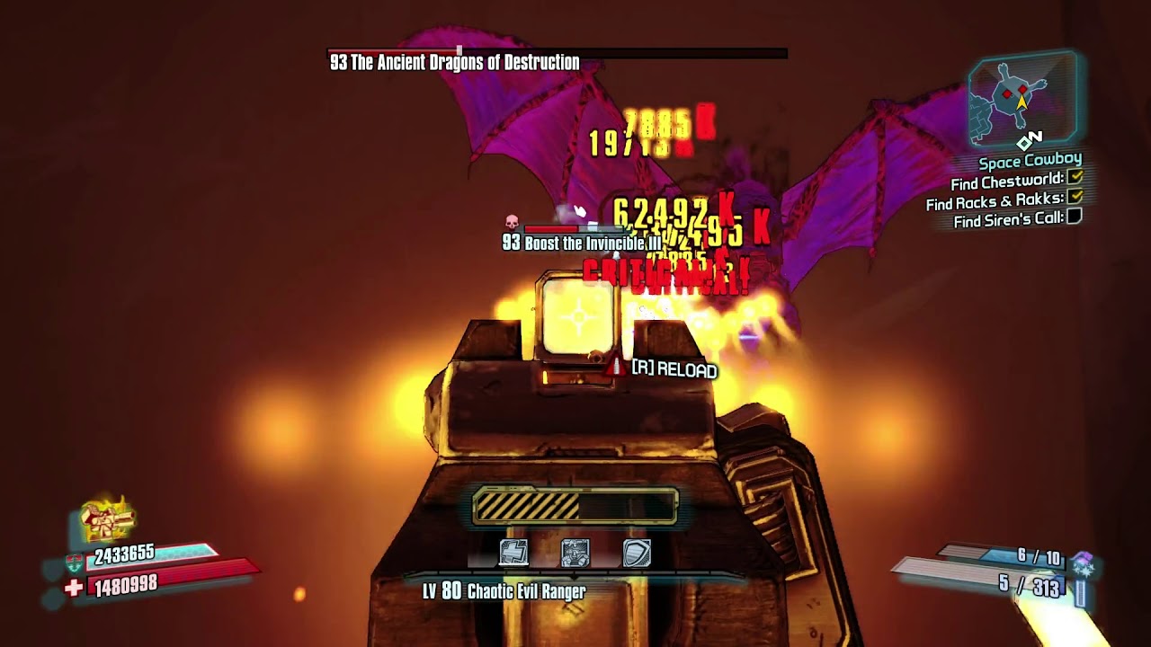 Borderlands 2 Axton vs Ancient Dragons OP10 - YouTube