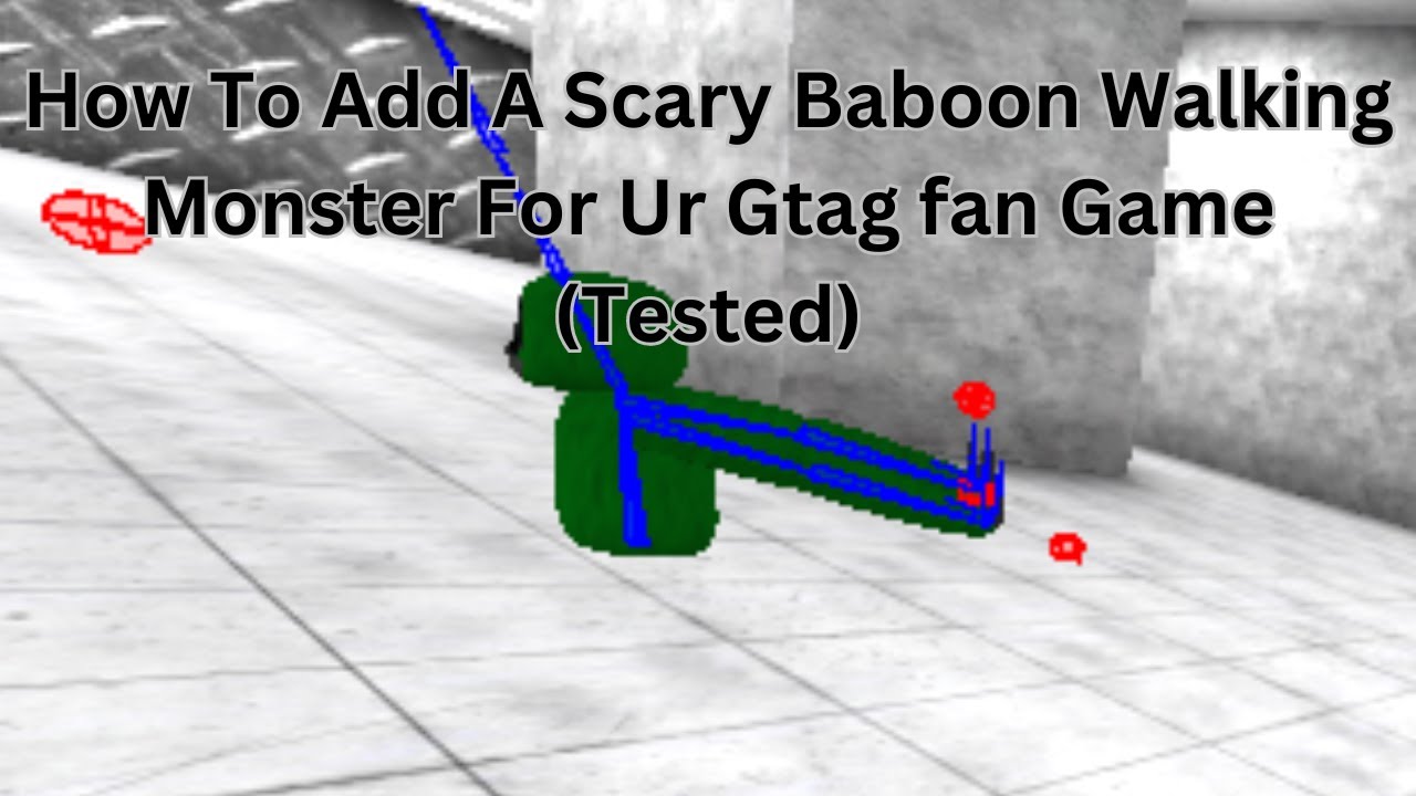 How To Add A scary baboon Walking Monster (Tested) - YouTube