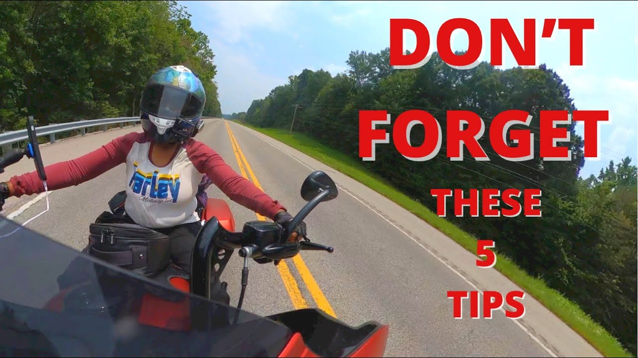 5 Best Tips For Long Motorcycle Riding - YouTube