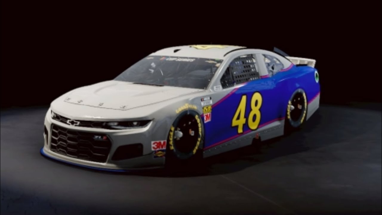 Jimmie Johnson NASCAR Heat 5 tribute paint schemes - YouTube
