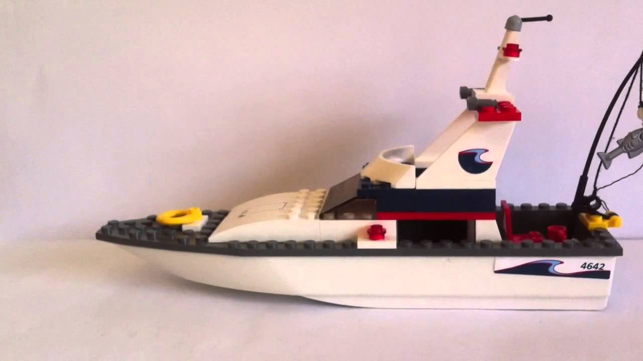 Review: LEGO set 4642 City fishing boat - YouTube