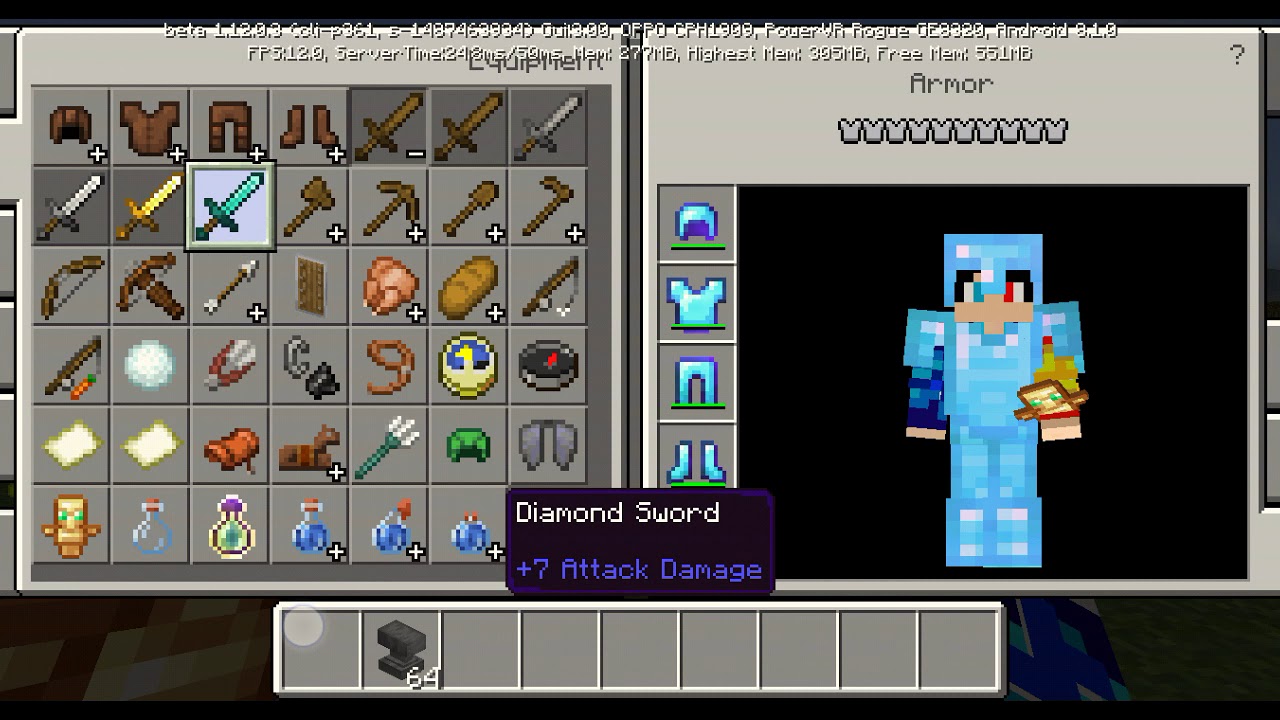 How to make a fire sword in Minecraft - YouTube