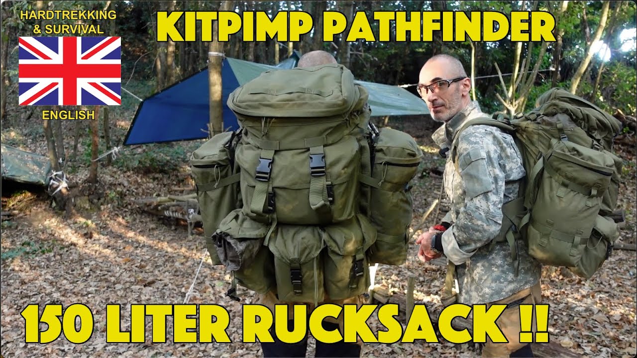 Kitpimp Pathfinder rucksack! 150 liter! - YouTube