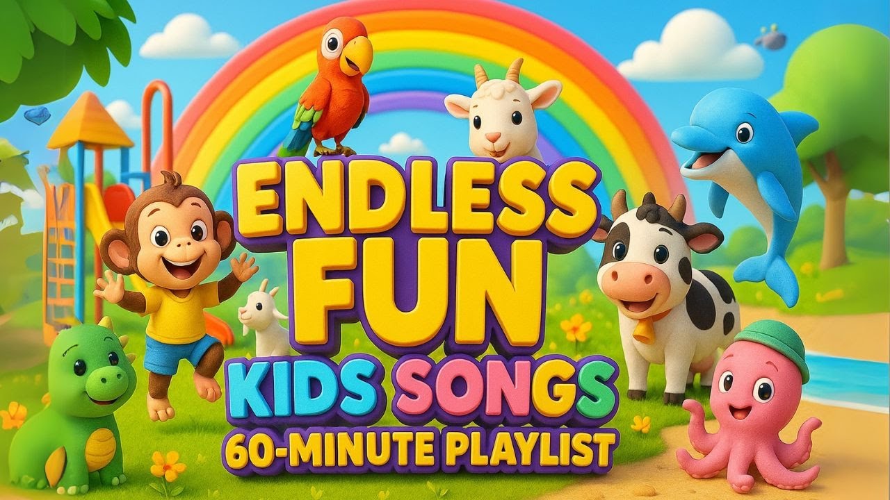 🎉 Endless Fun: 60-Minute Kids Songs Playlist | Sing, Dance & Smile! 🎶 ...