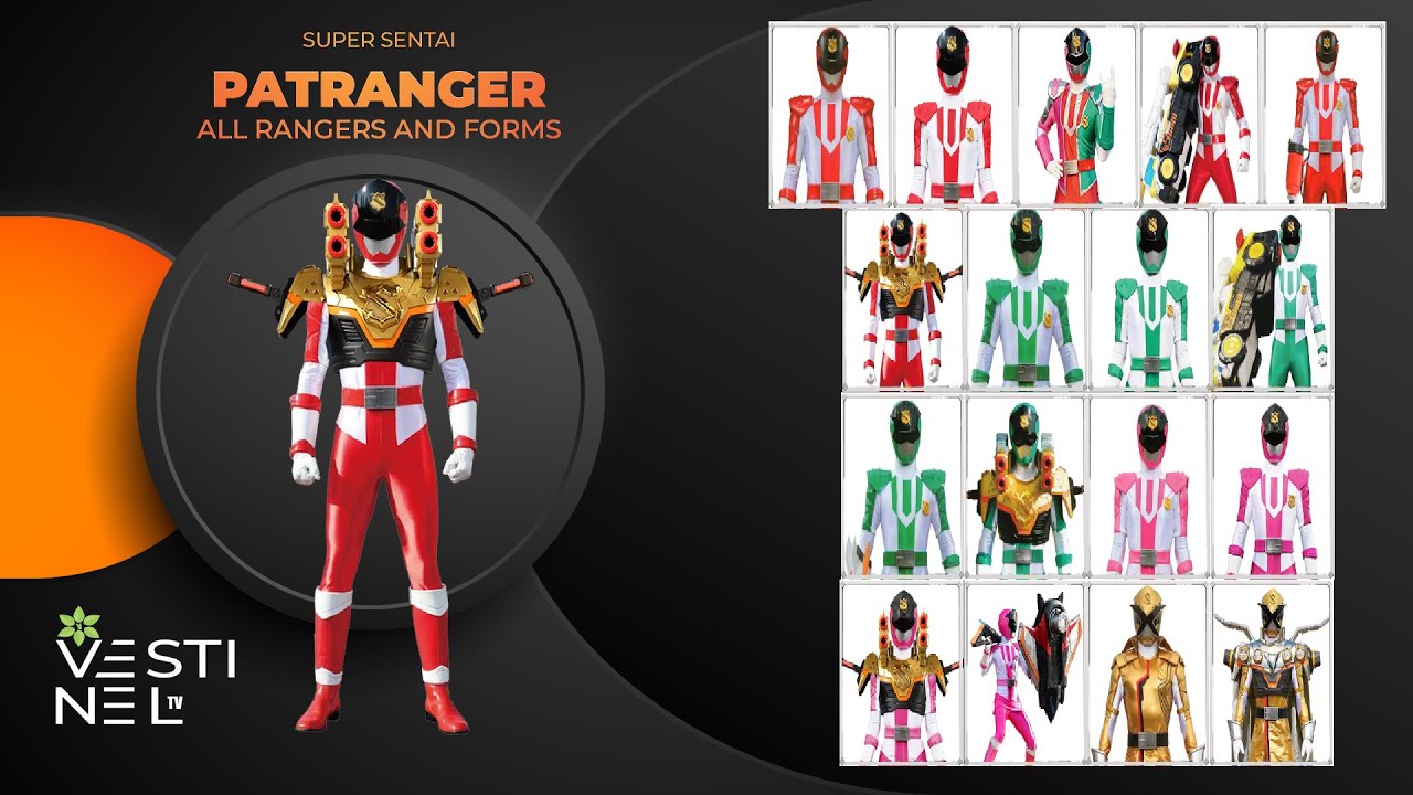 Patranger all rangers and forms - YouTube