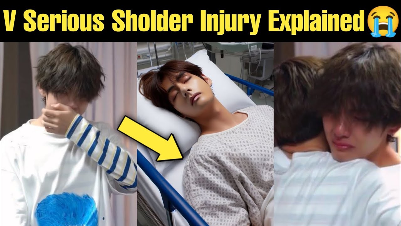 BTS V Serious Shoulder Injury Explained 😱 V Shoulder Injury Reveal 😭 ...