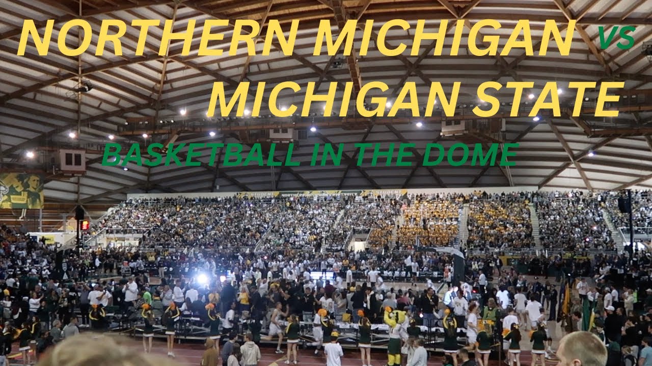 northern michigan vs michigan state basketball - YouTube