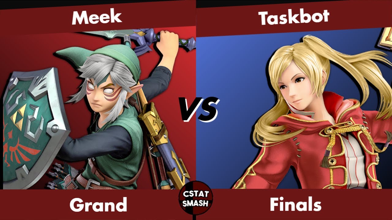 NO CAPS #56 Grand Finals- Meek (Link) vs Taskbot (Robin) SSBU ...