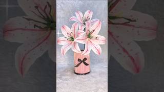 Aesthetic Flower Pot Made from Cardboard - Day 4 of 30 Days, 30 Crafts✨ #shorts #challenge #aesth...