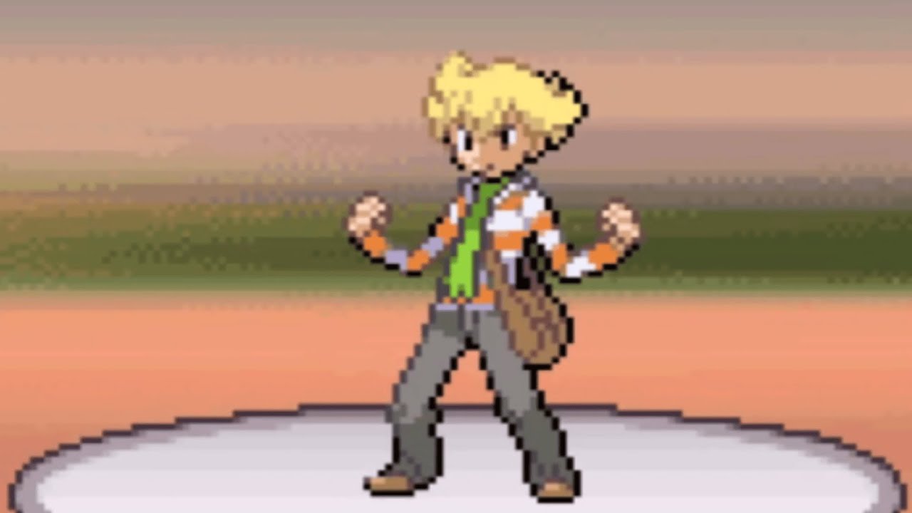 Pokemon Platinum Redux - vs Rival Barry (4th Battle) - YouTube
