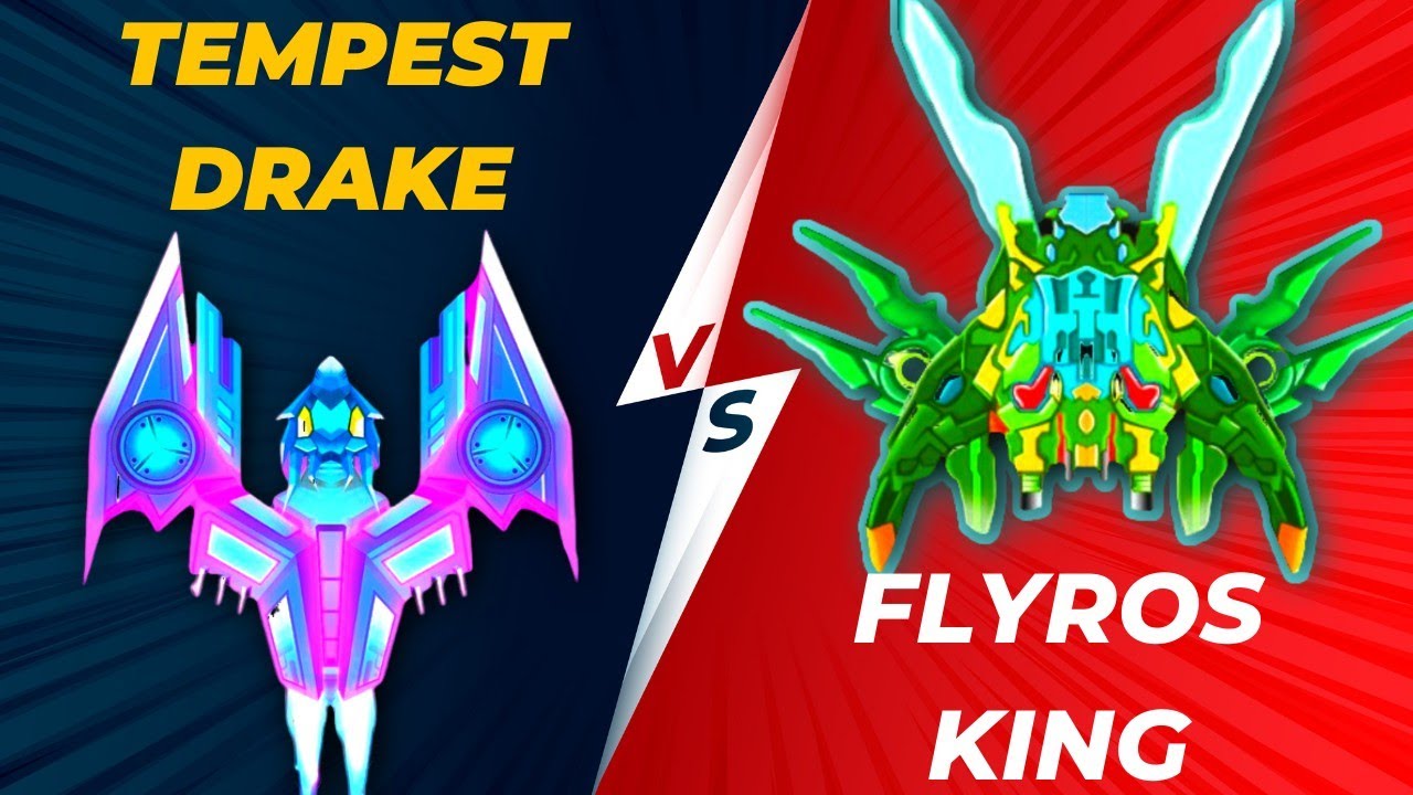 Alien Shooter Flyros King vs Tempest Drake Ship | Zambario Gamers - YouTube