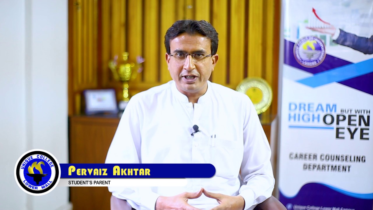 Student parents point of view about institution Mr. Pervaiz Akhtar ...