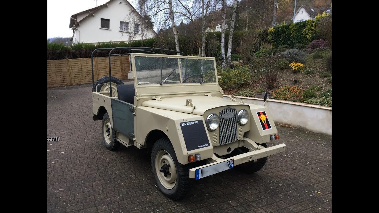 Land Rover Minerva 1952 - YouTube