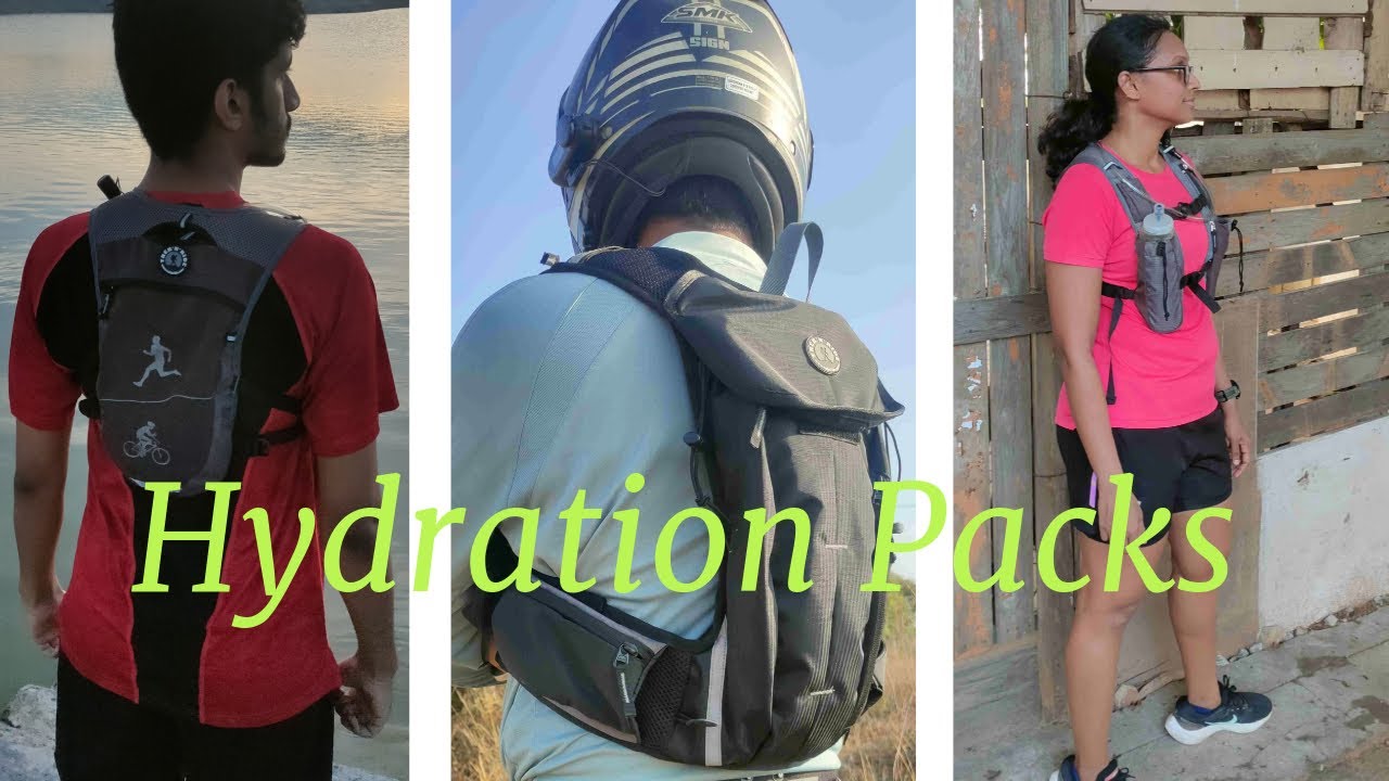 Trek N Ride Hydration packs - YouTube