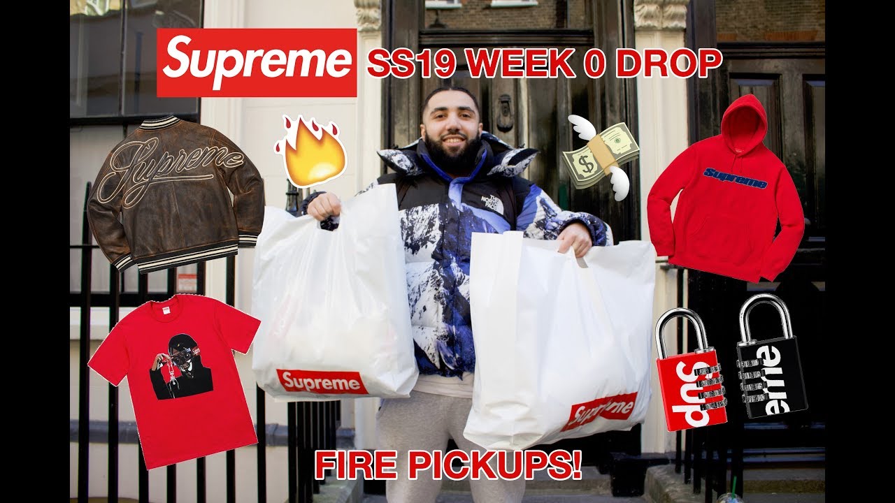 SUPREME WEEK 0/1 SS19 LONDON INSTORE PICKUPS! + STOCKX POPUP - YouTube