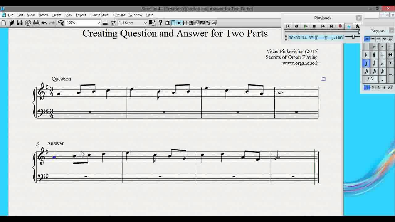 Creating Question and Answer for Two Parts - YouTube