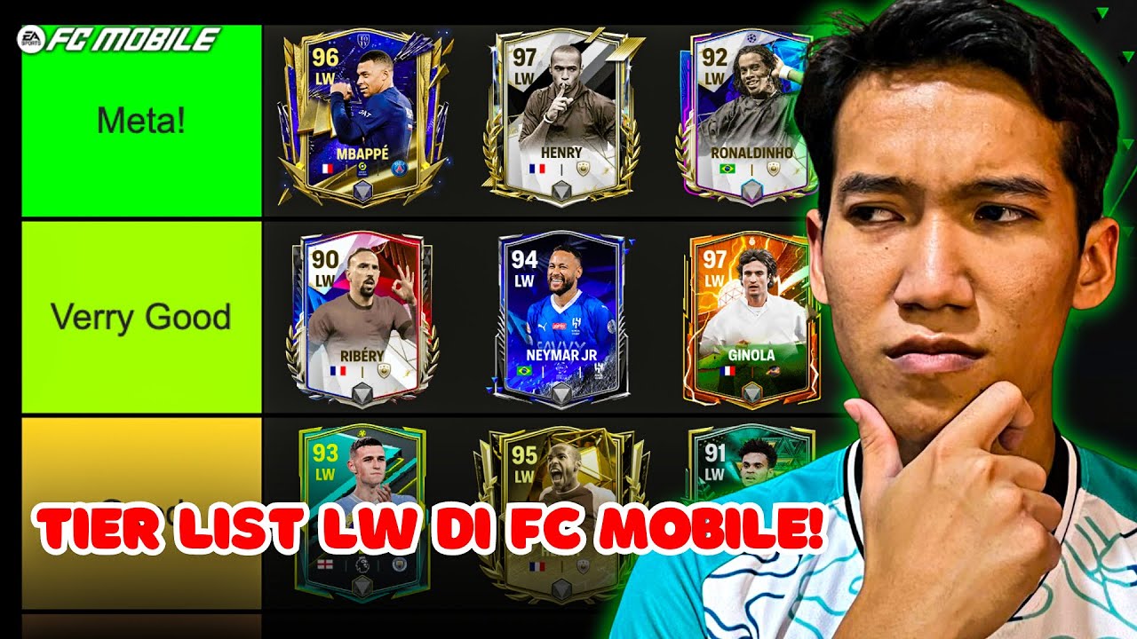 Tier List LW di FC Mobile Versi FMD! Pilihan Kartu LW Terbaik di FC Mobile?! | FC Mobile ...