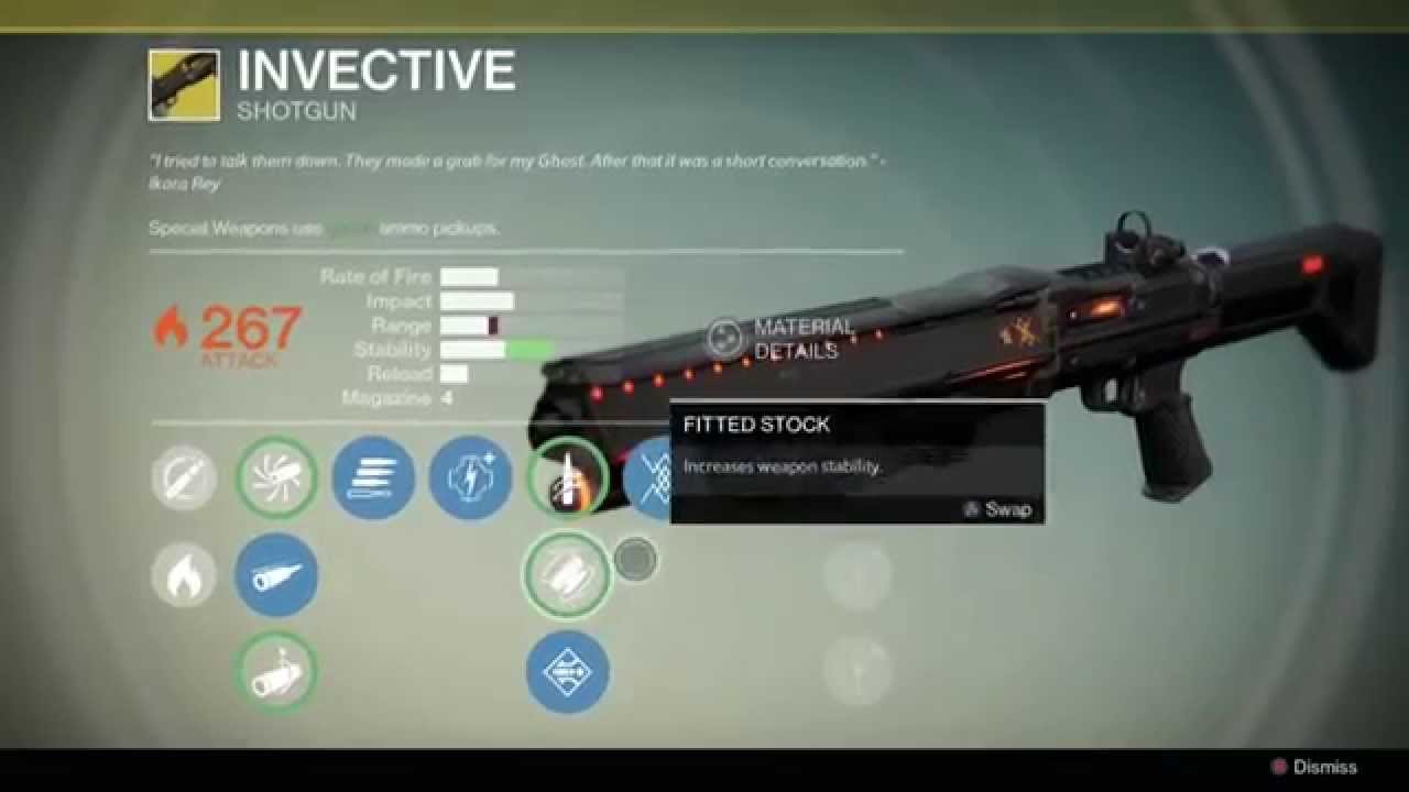 Destiny Invective shotgun helpful tip. - YouTube