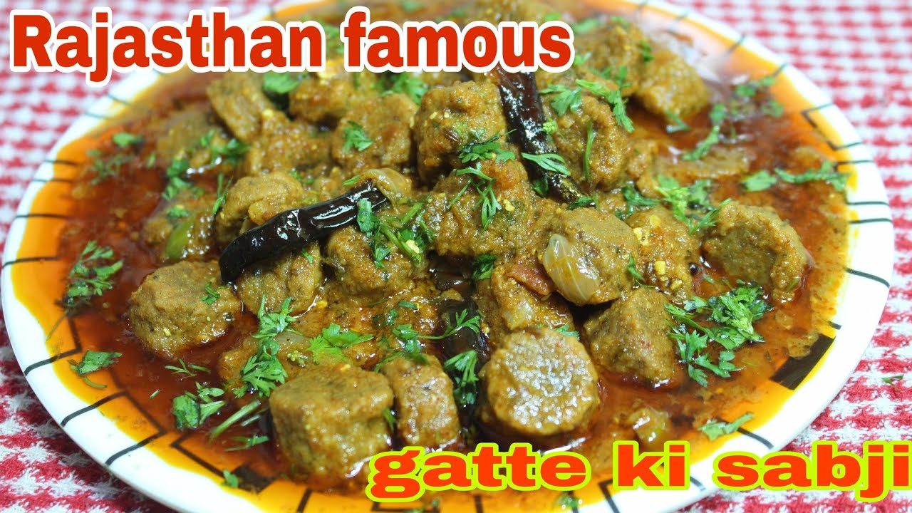 How to MAKE RAJASTHAN FAMOUS GATTE KI SABZI RECIPE IN HINDI by KIRTI ...
