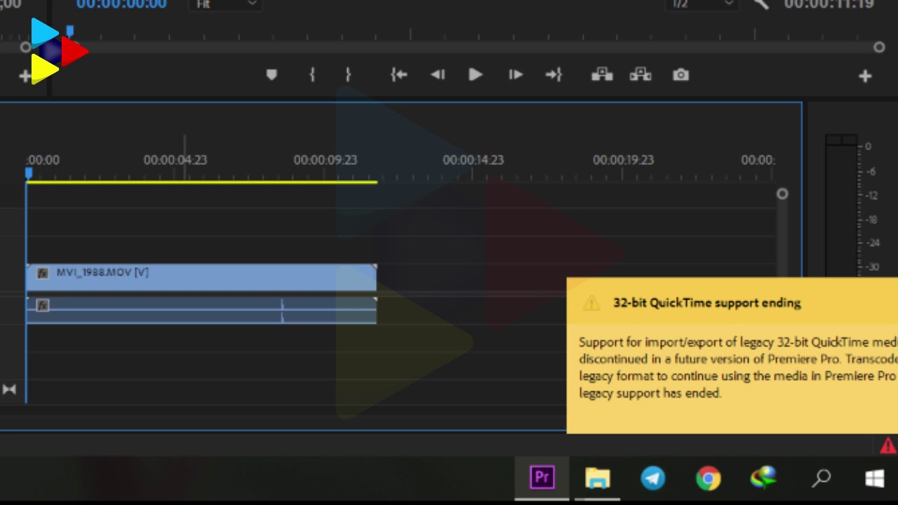 32-bit quicktime support ending مشكلة بريمير - YouTube