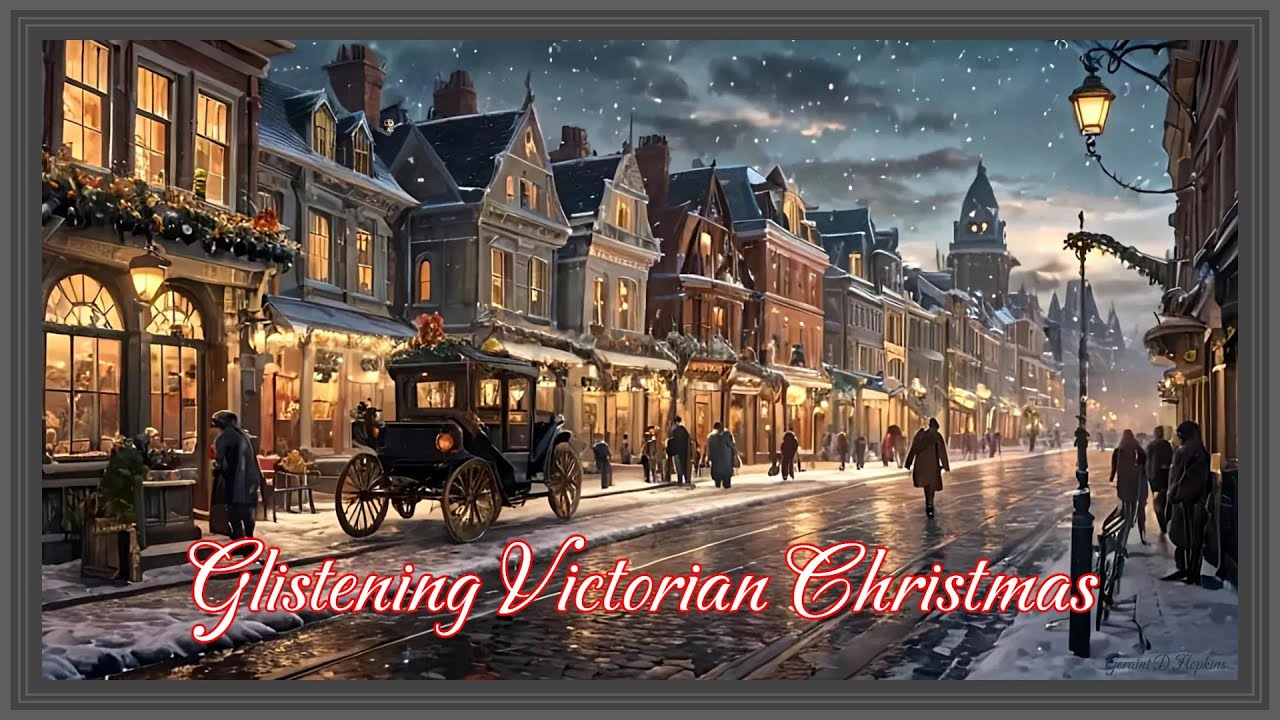 Glistening Victorian Christmas - screensaver - framed christmas tv art ...