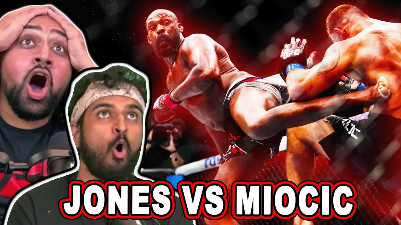 JON JONES VS STIPE MIOCIC KO! FULL FIGHT REACTION! - YouTube