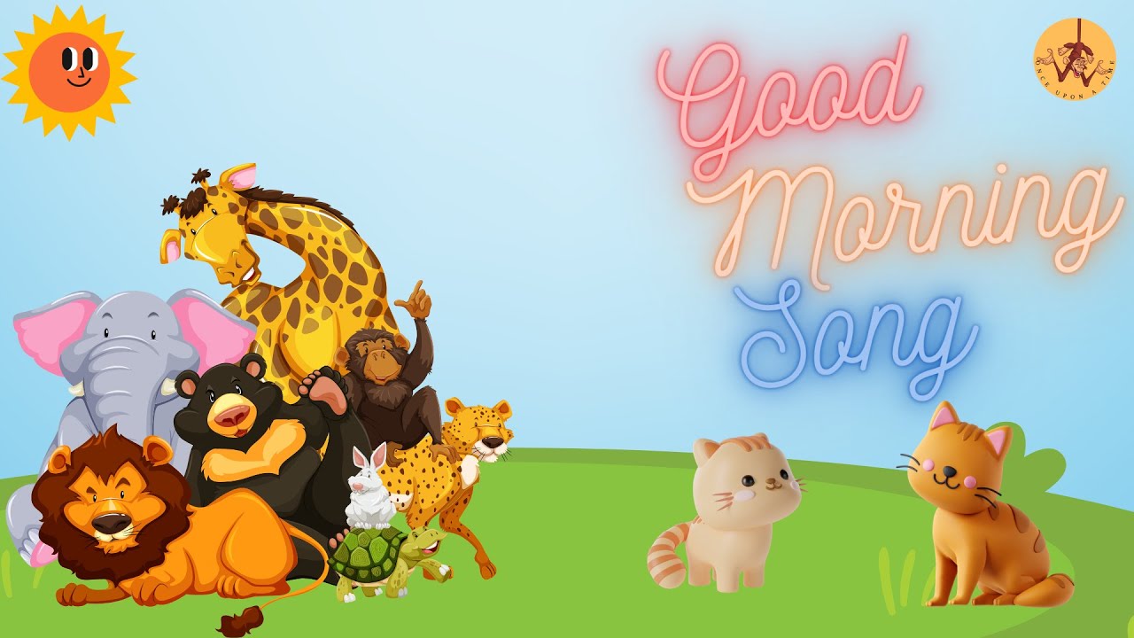 Good morning song 1 #goodmorning #cartoon #rhymes #nurseryrhymes # ...
