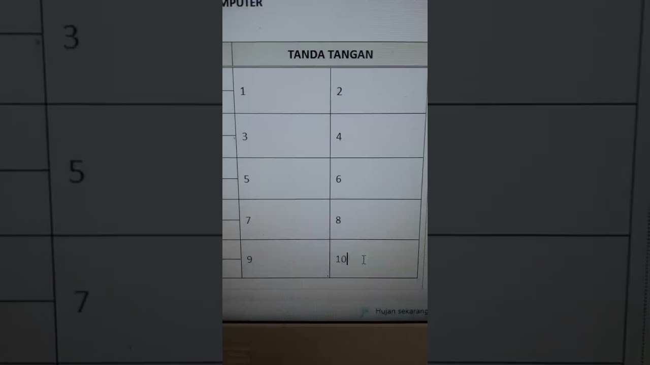 Cara Membuat Kolom Tanda Tangan di Word - YouTube
