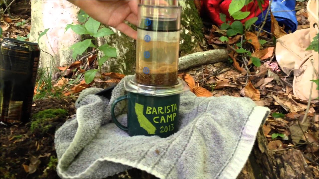 Making coffee in the back country- Certified Barista style - YouTube