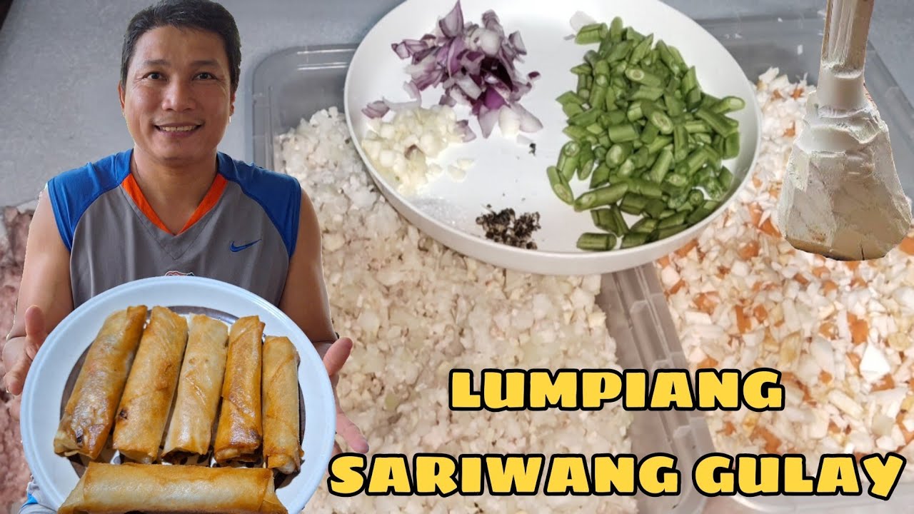 NAGLUTO SI MOMMY NG LUMPIA NA MAY UBOD NG NIYOG AT MGA SARIWANG GULAY ...