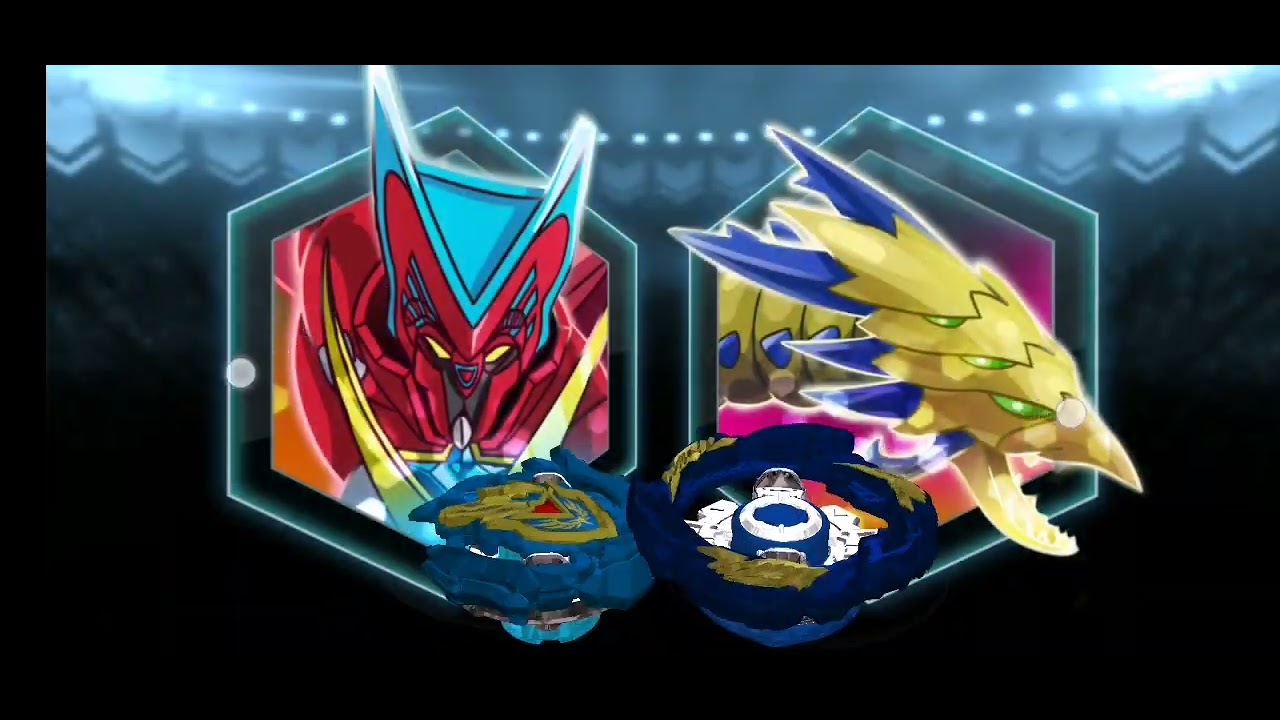 beyblade burst quad drive app. spryzen vs valtryek - YouTube