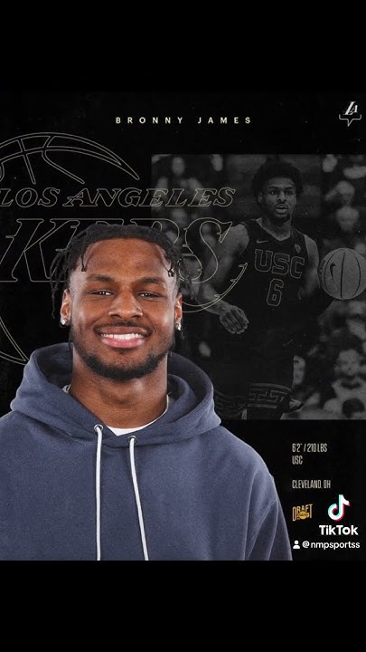 The Los Angeles Lakers select Bronny James with the 55th pick in the 2024 NBA Draft 🔥 - YouTube