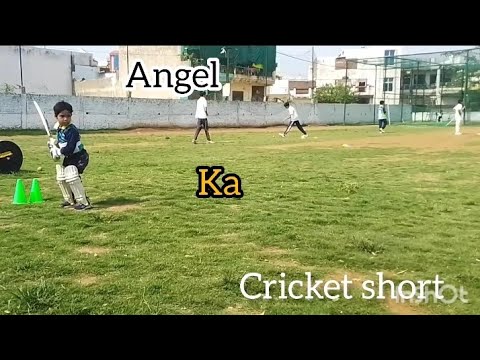 5 year old girl, angel ka cricket short video 🏏 cricket batting video - YouTube