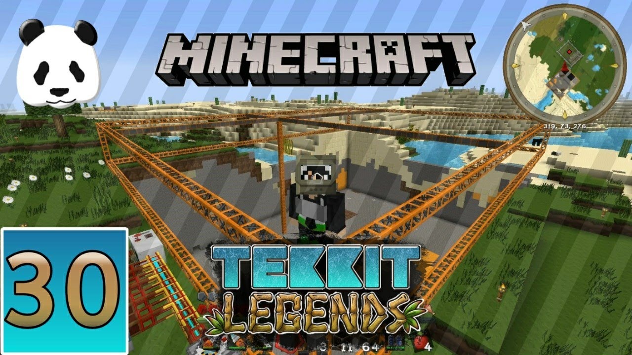 🐼 MINECRAFT: TEKKIT LEGENDS - EP.30 - Nether Ores~! - YouTube