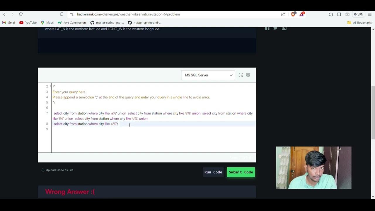 English Communication improvement | SQL Challenge |Hacker Rank - YouTube