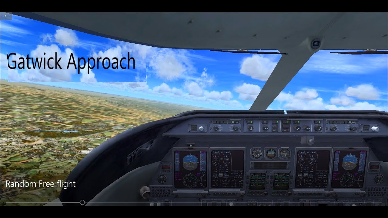 London Gatwick Approach FSX - YouTube