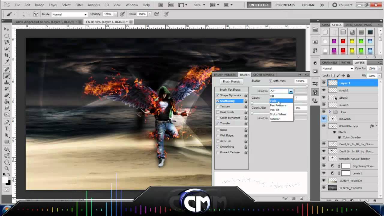 Speed Art# Burning Angel - HD - YouTube