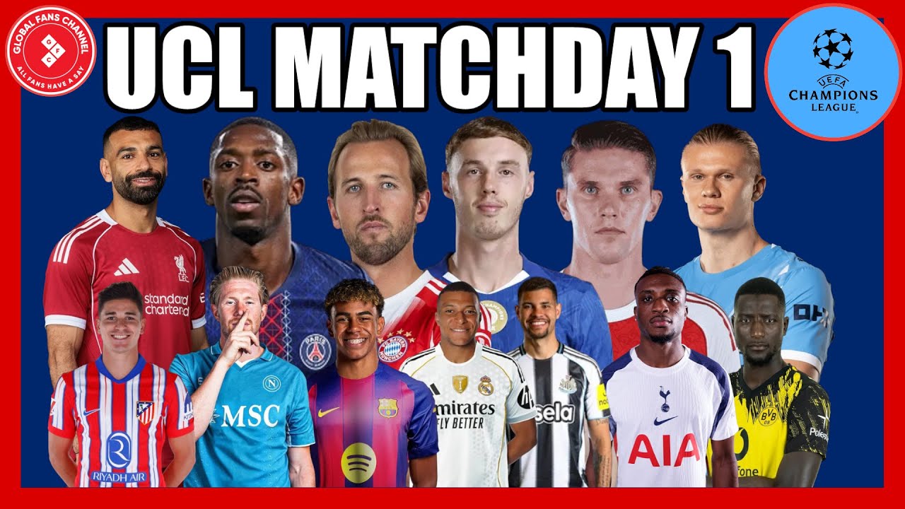 UCL League Phase, Day 1 Predictions | Mbappe, Haaland, Cole Palmer ...