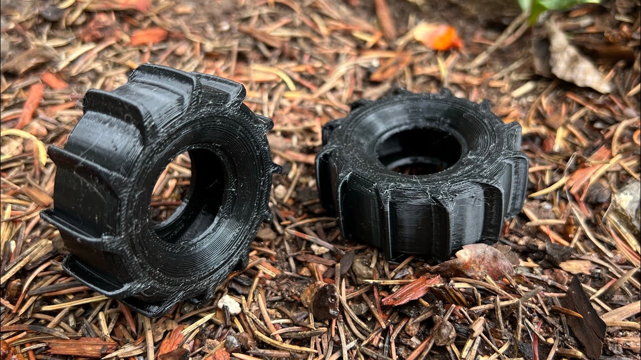 1.0 inch Paddle Tire SCX24 - YouTube