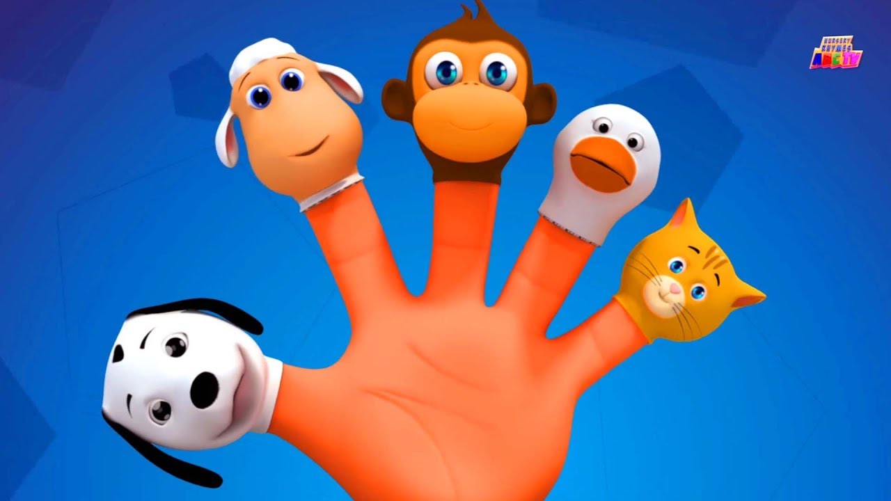 Animal Finger Family | Nursery Rhymes | Learn Animals by nursery rhymes ...