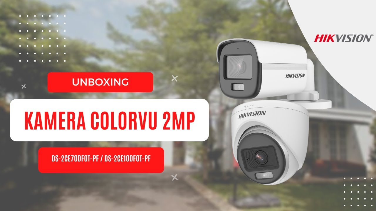 CCTV CAMERA HIKVISION 2MP COLORVU - UNBOXING - YouTube